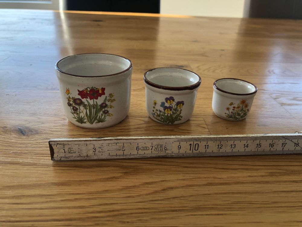 Keramik mini Töpfe 3er Set (Gebraucht) in Speicherschwendi für CHF 15 ...