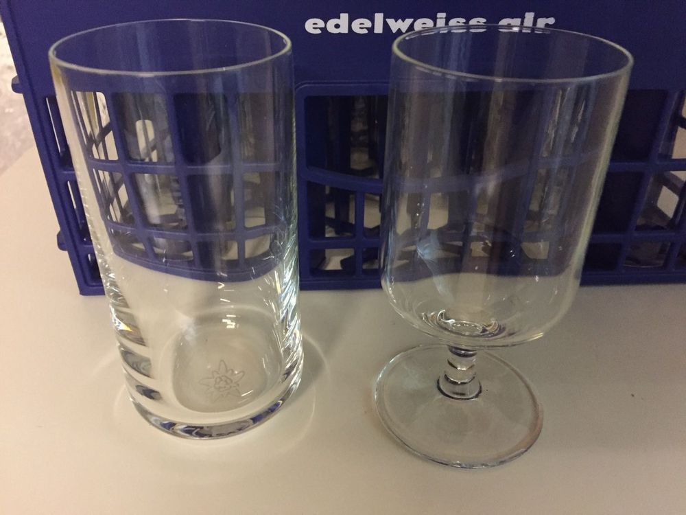 Edelweiss Air Glass rack + 28 glasses. (Gebraucht) in Zürich für CHF 55 ...