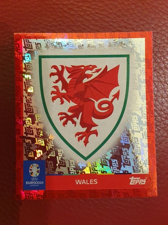 Topps Euro 2024 Sticker WAPPEN WAL 1 WALES FOIL RAR | Kaufen auf Ricardo