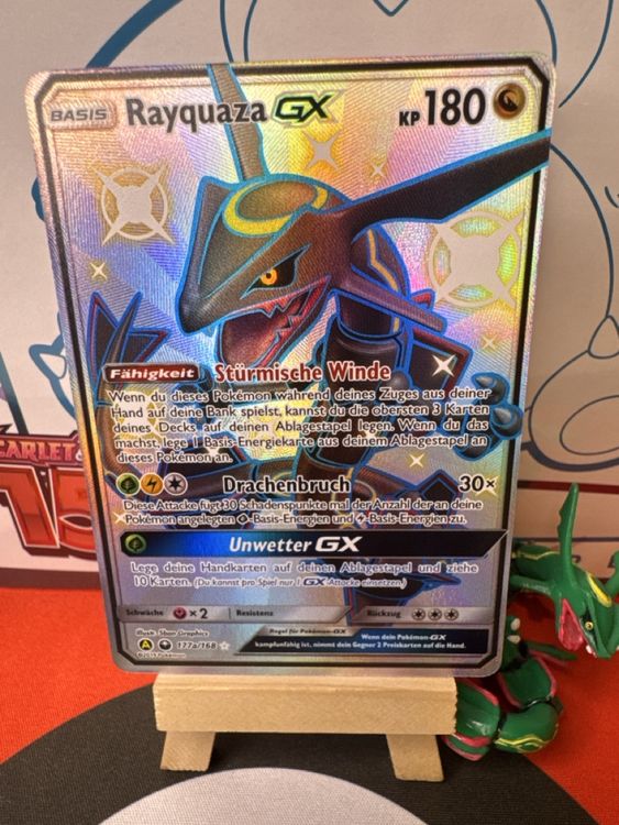 POKÉMON / Shiny Rayquaza GX / Celestial Storm 🇩🇪 (Gebraucht) in ...