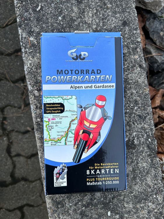 Motorrad Karten Powerkarten Alpen und Gardasee ab 1.- | Kaufen auf Ricardo