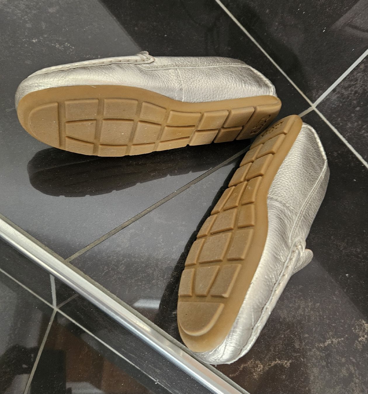 Coach Lederschuhe, Silber, Gr. 36, Top Zustand! (Neu (gemäss ...