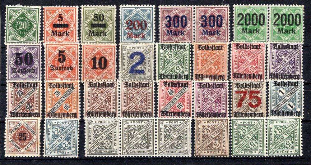 Wuerttemberg o. St.Karte Lot 3 (Gebraucht) in Grellingen für CHF 2 – mit Lieferung auf Ricardo ...