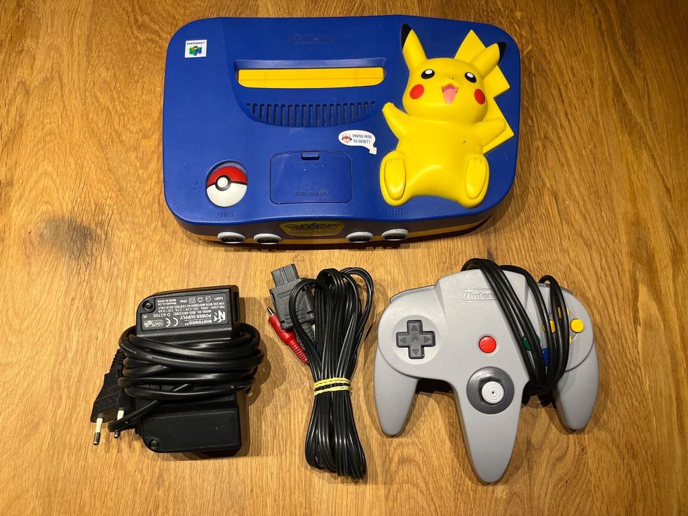 Nintendo 64 Pikachu Special Edition + Controller N64 Pokemon (Gebraucht ...