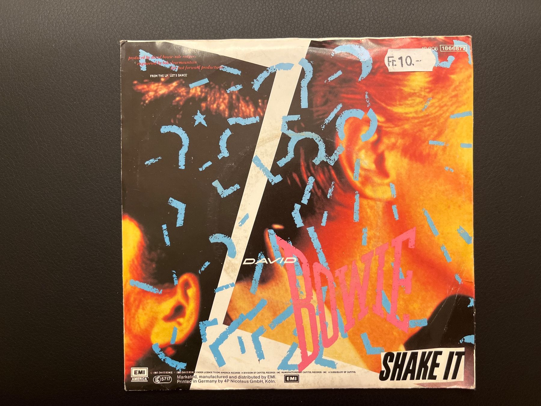 David Bowie – China Girl – 45 tours EMI America / Vinyl 7" (D'occasion ...