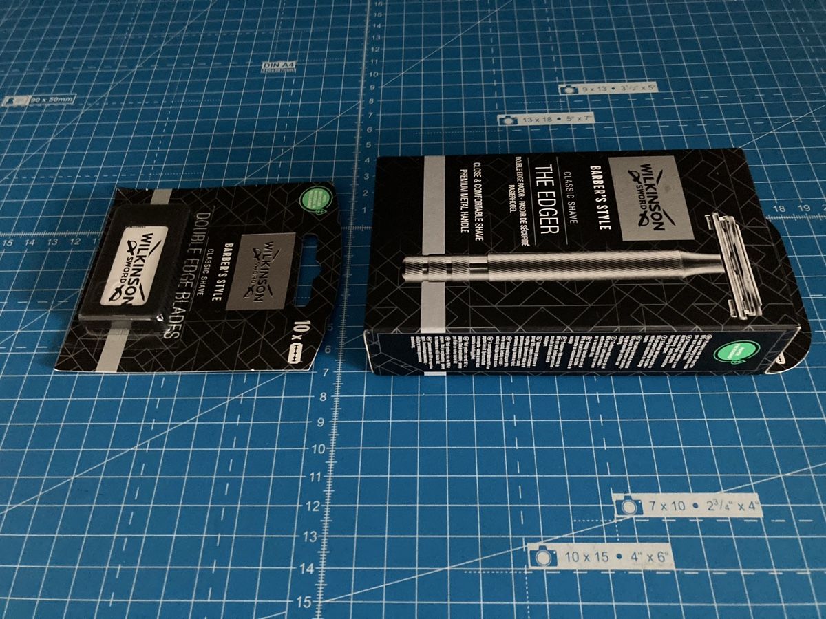 Wilkinson • The Edger + Double Edge Blades (Neu und originalverpackt ...