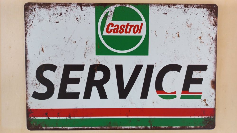 Castrol Service Blechschild (Neu und originalverpackt) in Alberswil für ...