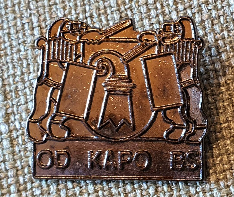 L766 - Pin OG KAPO BS Kantons Polizei Basel / Rohling (Gebraucht) in Reinach BL für CHF 2 – mit ...