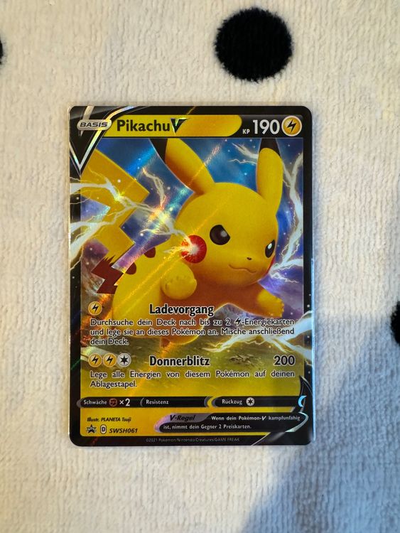 Pokemon Pikachu V Promo | Kaufen auf Ricardo