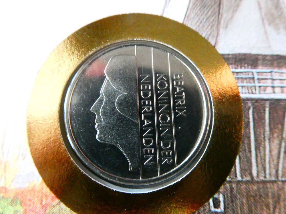 Niederlande 1983, 1 Gulden unzirkuliert - Münzbrief (Neu (gemäss Beschreibung)) in Hinterforst ...