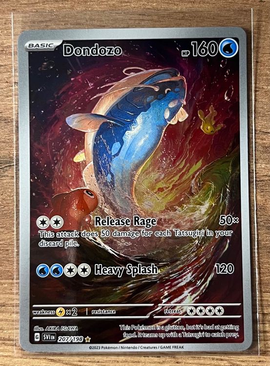 Dondozo 207/198 ILLUSTRATION RARE Pokemon Scarlet Violet | Kaufen auf ...