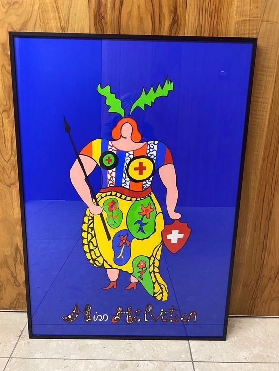 Kunstposter, Niki de Saint Phalle, Miss Helvetica | Kaufen auf Ricardo