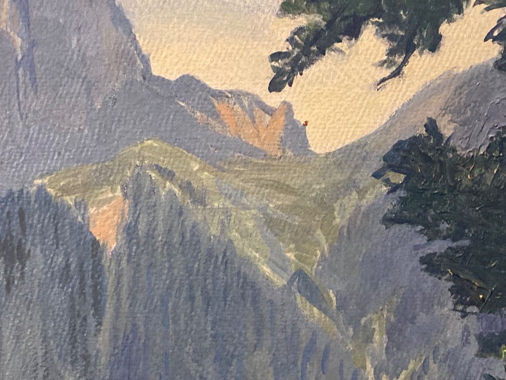 (rg) Lüscher Gottfried 1881-1975 Stockhorn Berner Alpen sig (Gebraucht ...