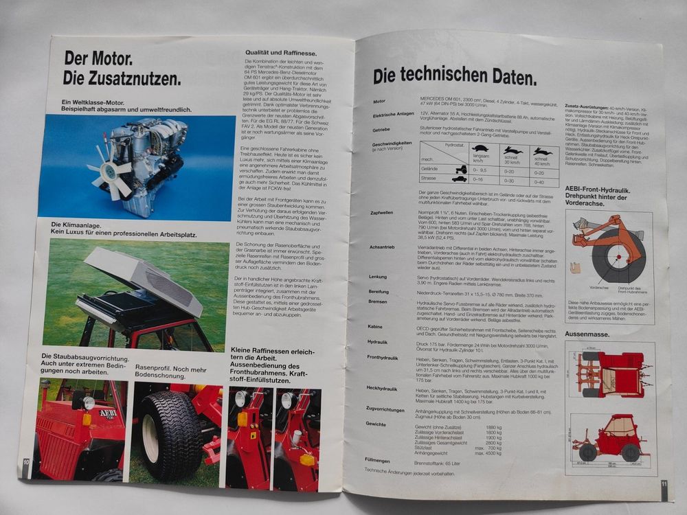 Prospekt Aebi Terratrac TT90 (Gebraucht) in Langendorf für CHF 27 – mit ...