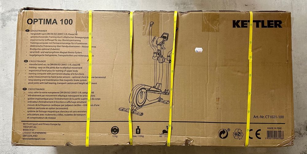Kettler Crosstrainer / hometrainer Optima 100 - Neu (Neu und ...