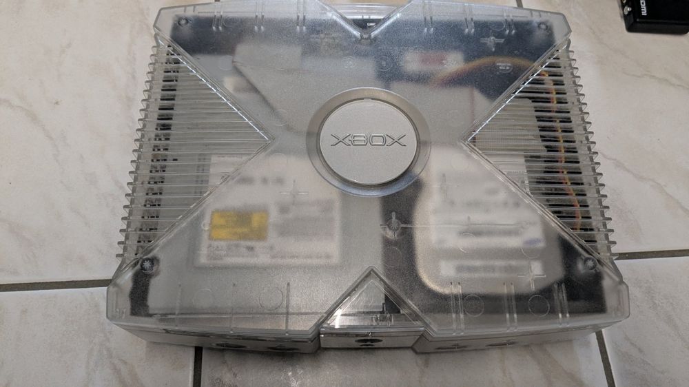 Xbox Cristal 200GB, 4 Controller, 3 Games, RGB2HDMI (Gebraucht) in ...