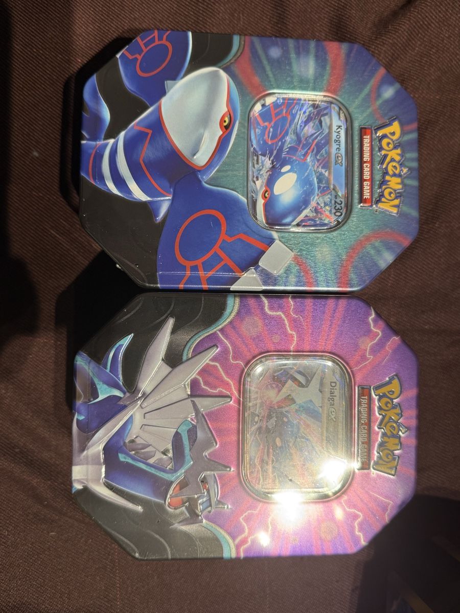 Azur Legend Tin Box Kyogre Ex & Xerneas Ex (Neu und originalverpackt ...