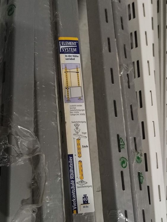 Regal Element System 6x Säule 260cm + ca.120 Regale 80x30/20 | Kaufen ...