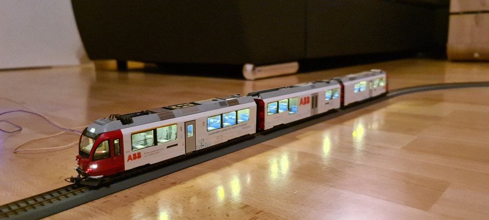 BEMO 7244 122 RhB ABe 8/12 3512 ABB digi (Gebraucht) in Matten b ...