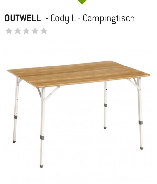 Outwell -Cody L - Campingtisch | Kaufen auf Ricardo