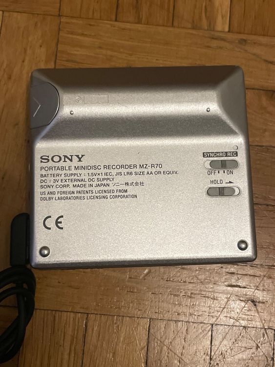 Sony MZ-R70 MINIDISC (Gebraucht) in Zürich für CHF 99 – mit Lieferung ...
