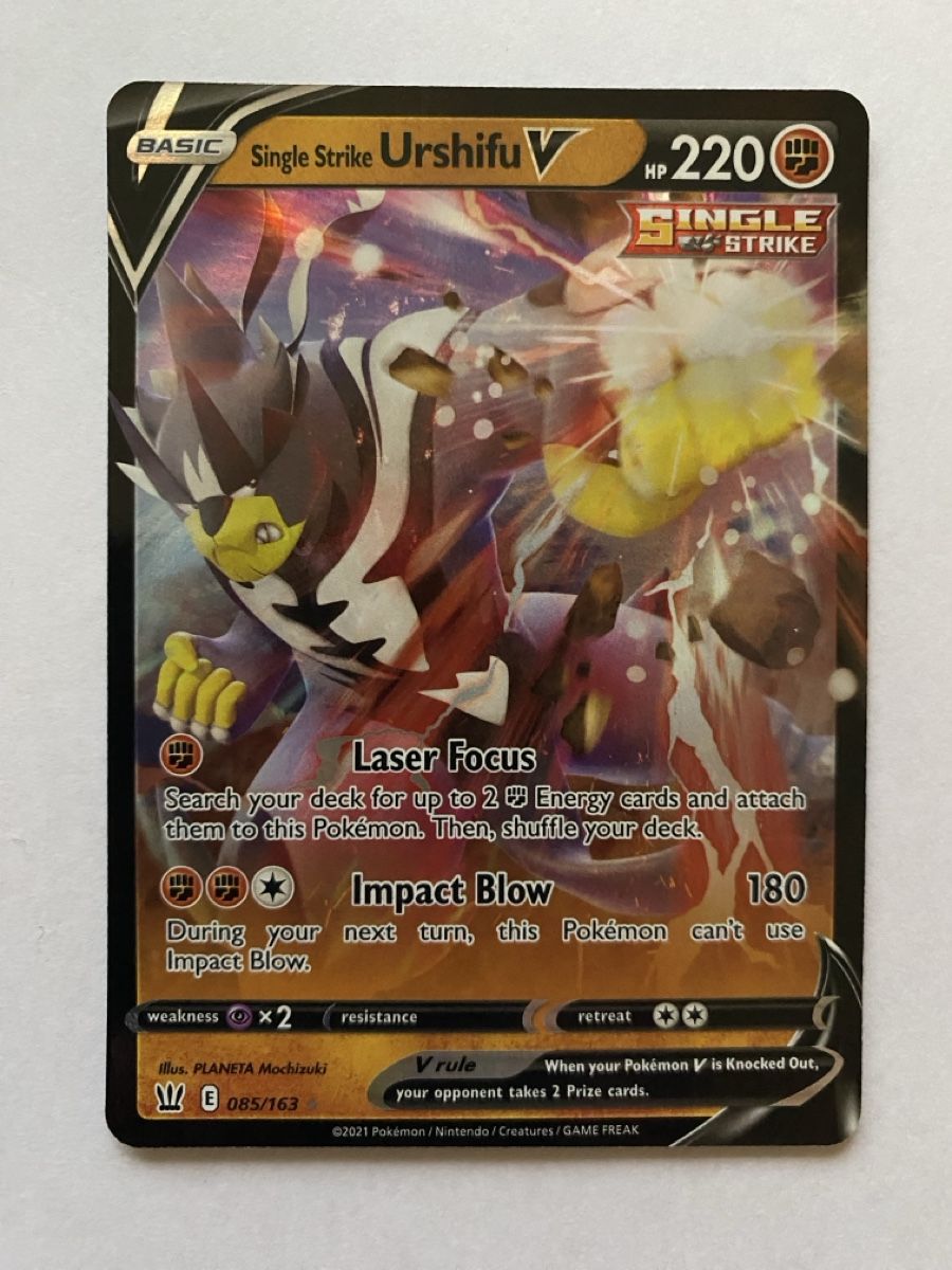 Pokémon TCG - SWSH Battle Styles Single Strike Urshifu V (Neu (gemäss ...