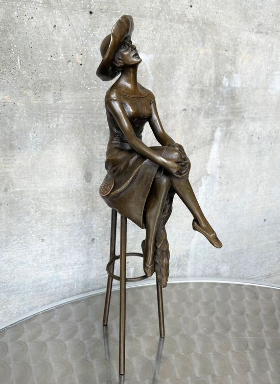 Bronze Skulptur, signiert (Gebraucht) in Boll für CHF 130 – mit Lieferung auf Ricardo kaufen