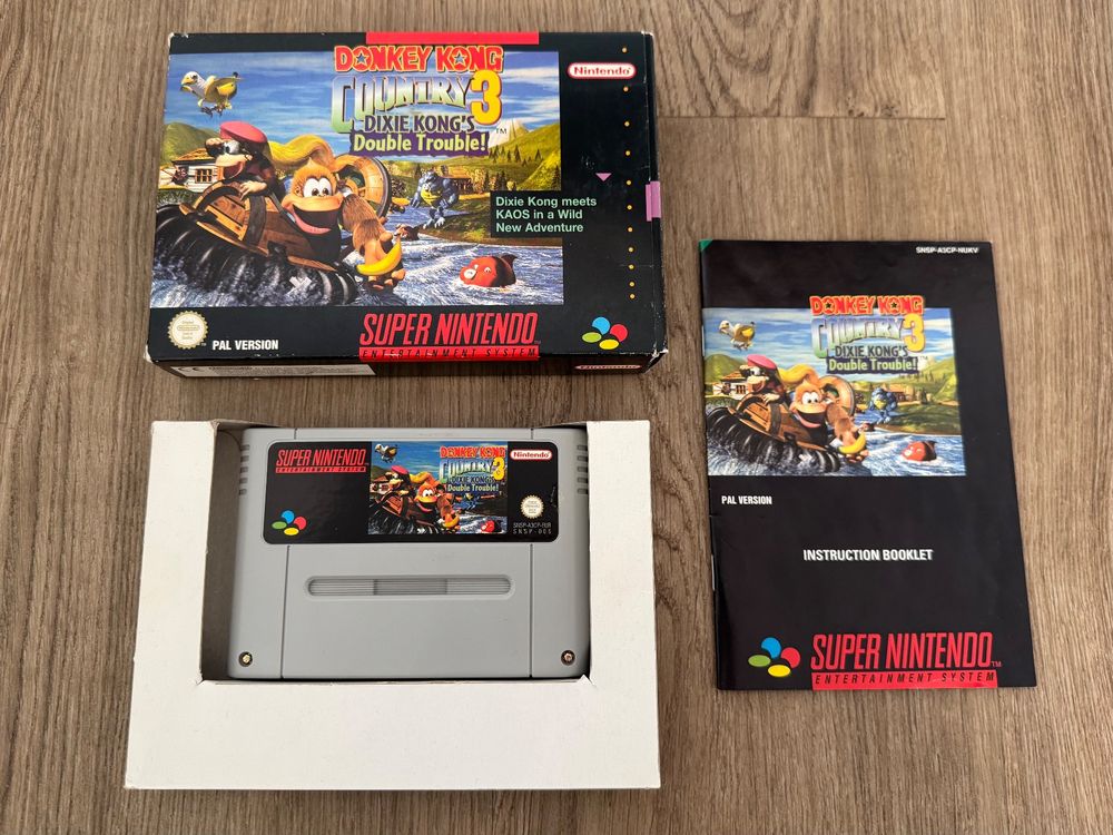 Donkey Kong Country 3 OVP inkl. Booklet PAL SNES Game Retro (Gebraucht ...