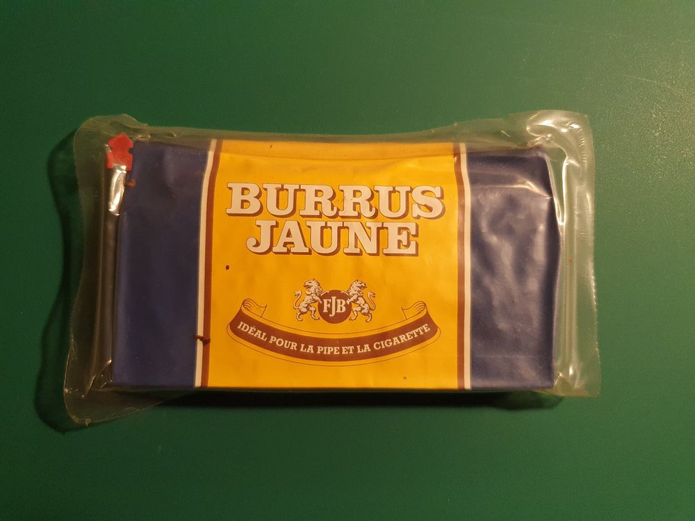 Burrus Jaune Tabak (80er Jahre, vakuumiert/ungeöffnet) (Neu (gemäss ...