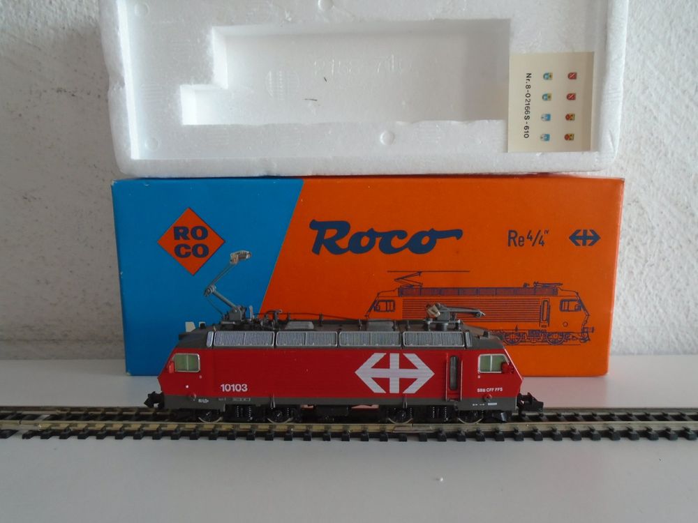 Roco N: E-Lok Re 4/4 IV 10103 der SBB, 02166A, mit OVP (Gebraucht) in St.Gallen für CHF 44 – mit ...