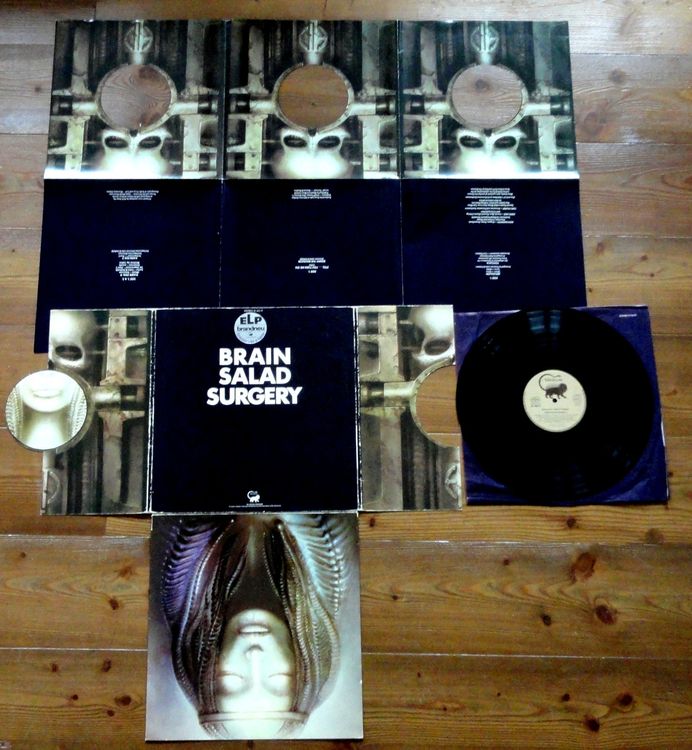 LP ELP brain salad surgery 87302 DE 1973 H.P. GIGER COVER | Kaufen auf Ricardo