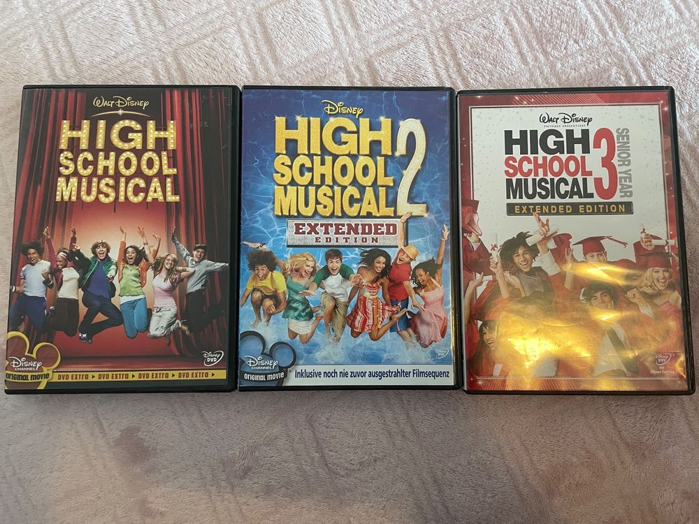 High School Musical 1-3 DvD’s (Gebraucht) in Berikon für CHF 5 – mit ...