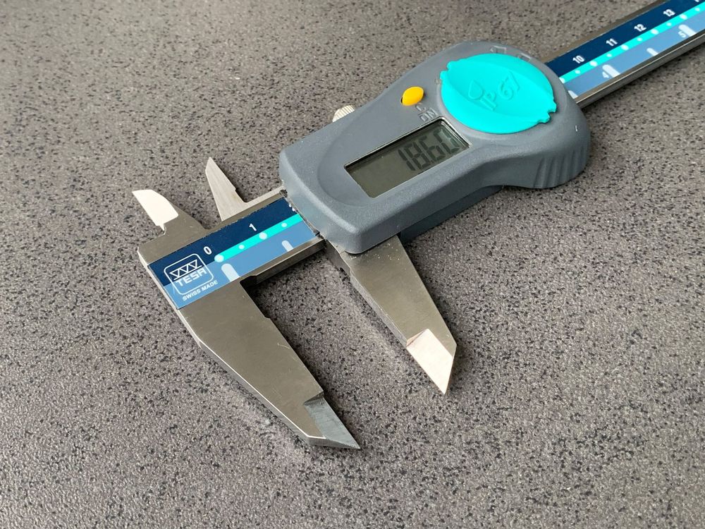 Messschieber 150mm digital TESA-CAL, IP67 inkl. Etui (Gebraucht) in ...