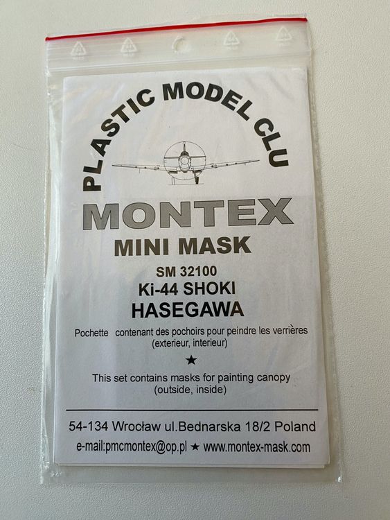 1/32 KI-44 SHOKI MINI MASK SET FOR HASEGAWA | Kaufen auf Ricardo