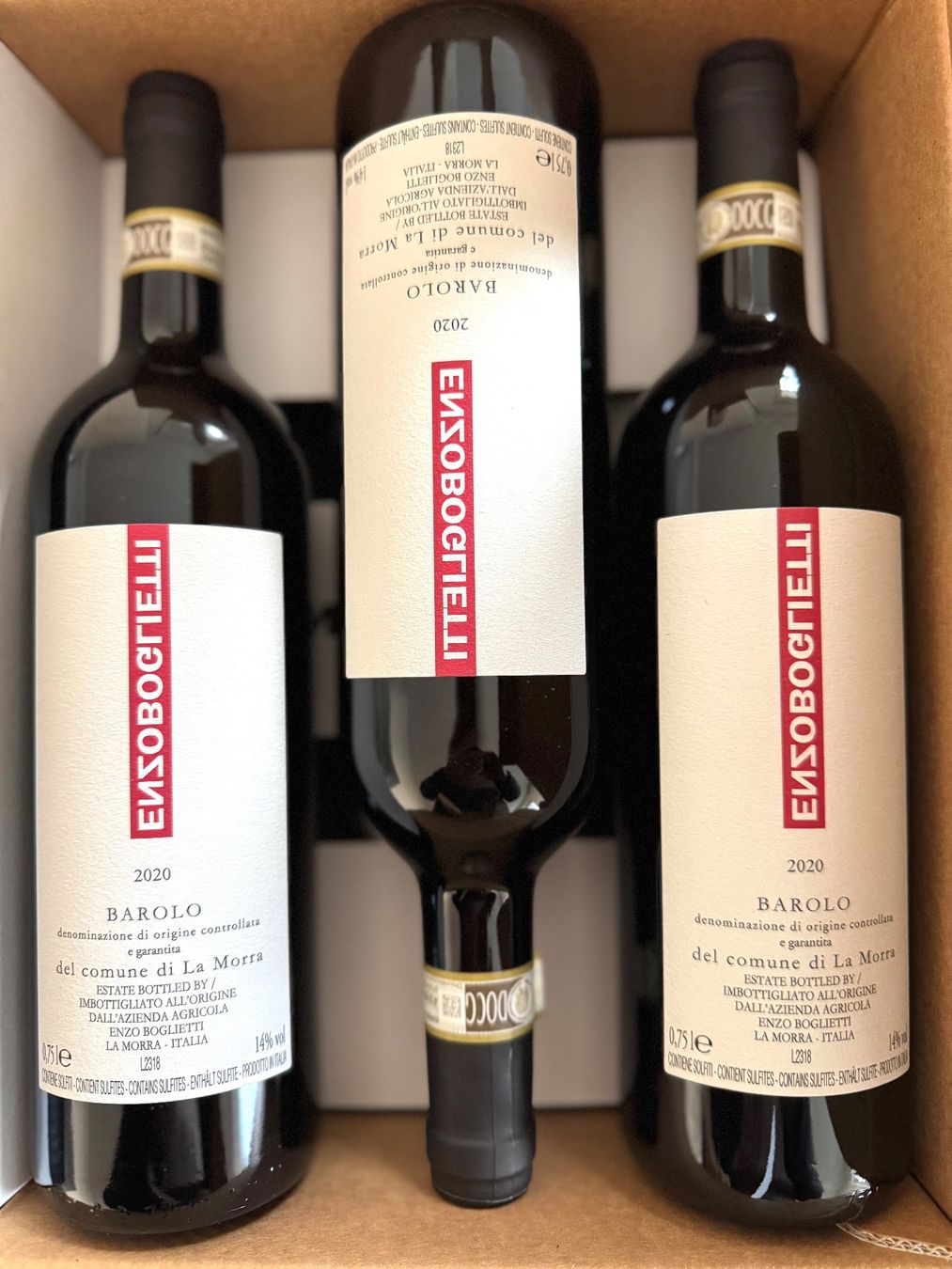 6 x BAROLO 2020 Boglietti La Morra 91/100 (Neu und originalverpackt) in ...
