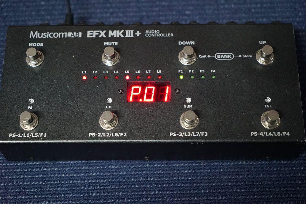 Musicomlab EFX MK III +Audio Controller Looper / Switcher, | Kaufen auf Ricardo