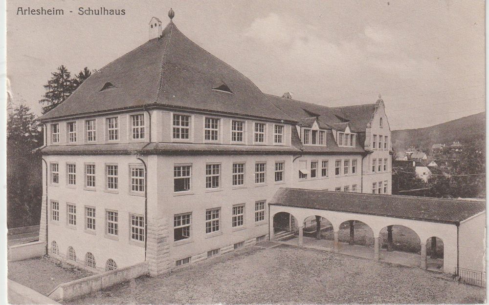 KARTE ARLESHEIM, SCHULHAUS,NICHT ZIRKULIERT (Neu (gemäss Beschreibung)) in Bure für CHF 1 – mit ...