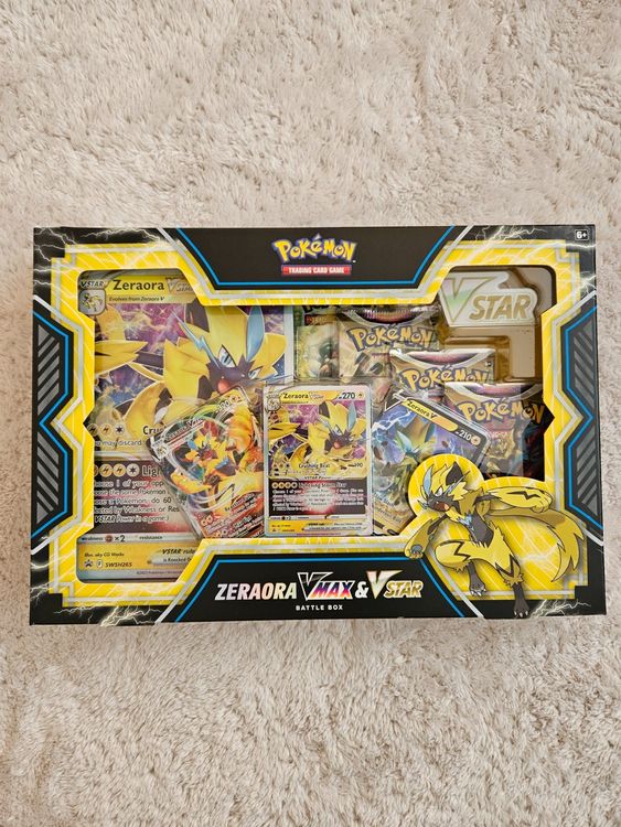 Pokémon TCG - Zeraora Vmax & Vstar Battle Box EN (Neu und ...