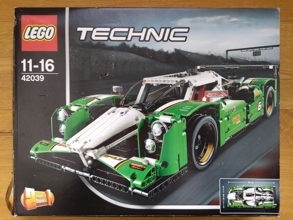 Lego Technic 42039 Rennwagen/Auto inkl. OVP/zerlegt+sortiert (Gebraucht ...