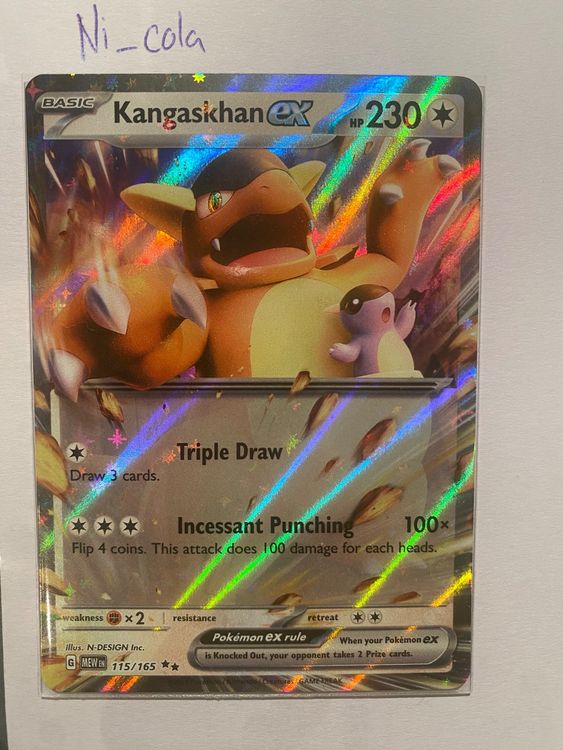 Kangaskhan EX Pokemon 151 115/165 | Kaufen auf Ricardo