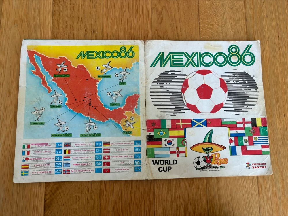 Panini WM 1986 World Cup 86 - Mexico 86 - komplett (Gebraucht) in ...