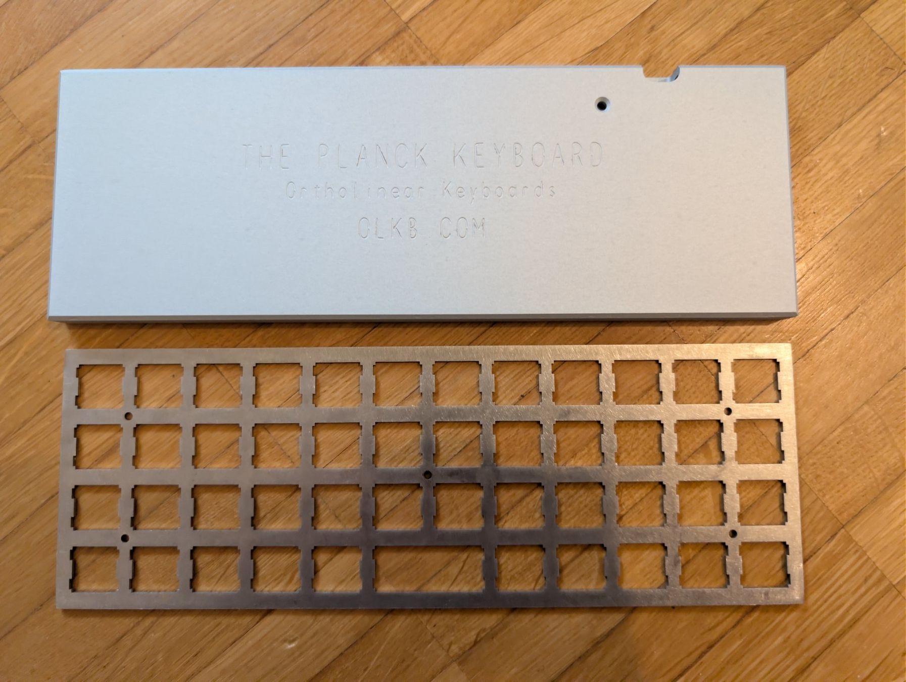 OLKB Planck Aluminum Case & Plate - Silver (No PCB) (Gebraucht) in ...