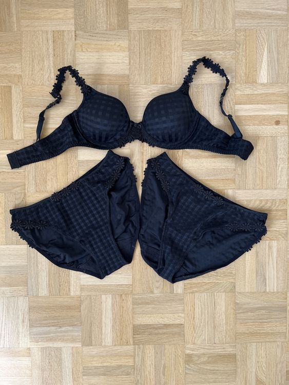 Marie Jo Wäsche Set Gr. 80/A / S-M (BH + 2x Slip) | Kaufen auf Ricardo