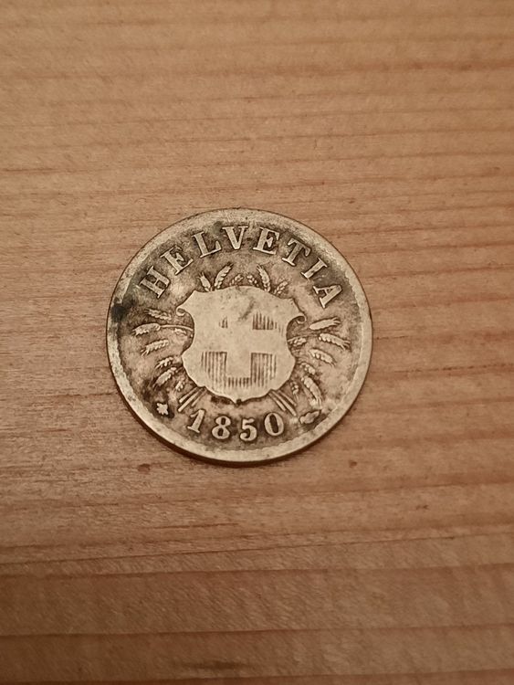 5 Rappen 1850 Zustand gemäss Bilder | Kaufen auf Ricardo