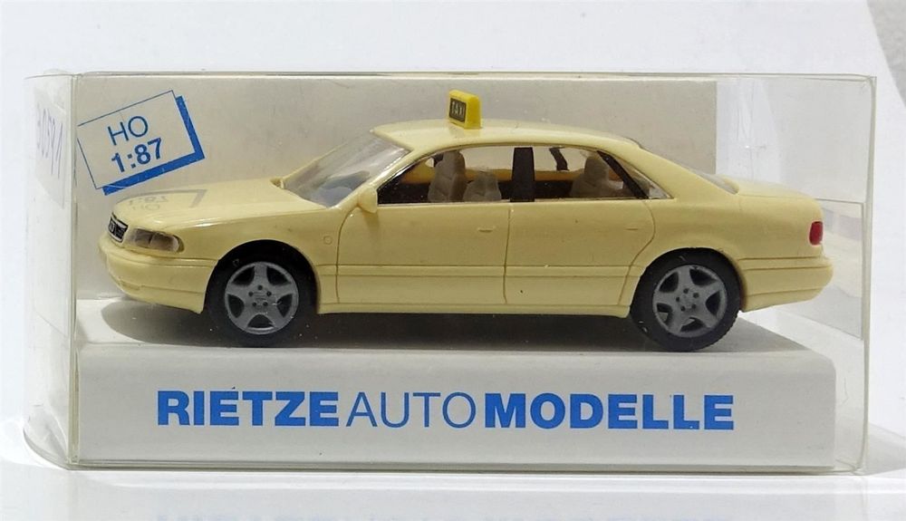 Audi Taxi A8 Rietze 1:87 #7447 (Gebraucht) in Wiebelskirchen für CHF 6. ...