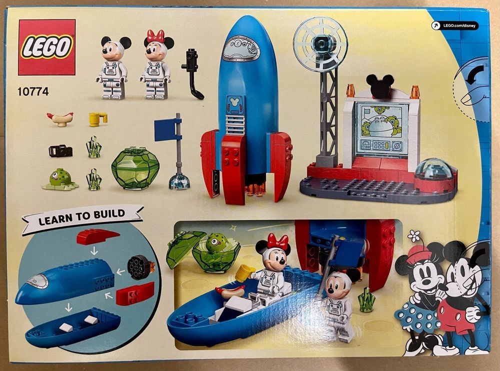 Lego 10774 - Mickey Mouse & Minnie Mouse's Space Rocket (Neu und ...