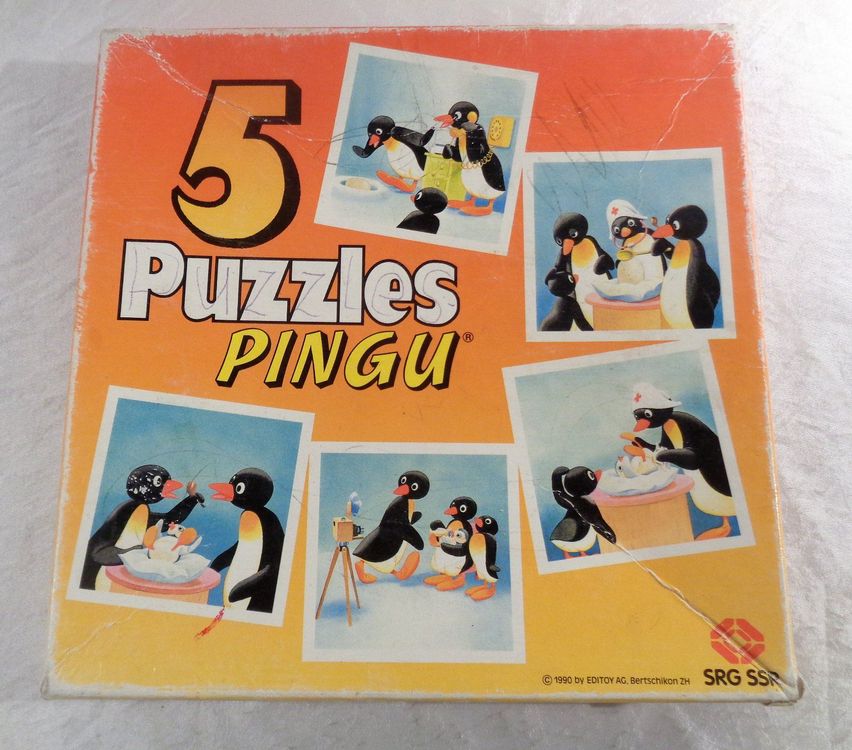 Pingu - 4 Puzzle ab Fr. 1.- / Karton (Gebraucht) in Bellach für CHF 1 ...