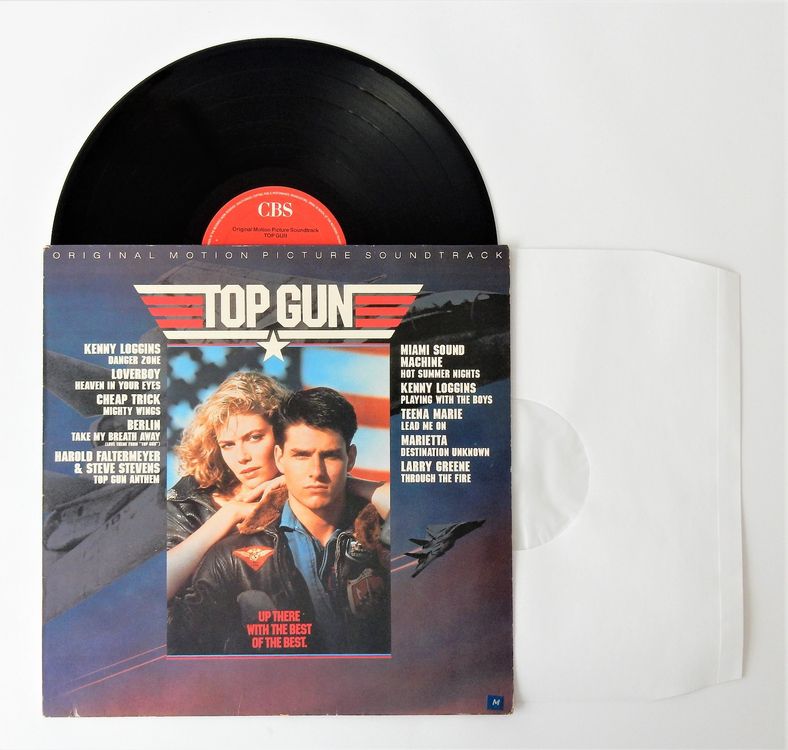 LP Vinyl Original Soundtrack Motion Picture - Top Gun - 1986 (Gebraucht ...