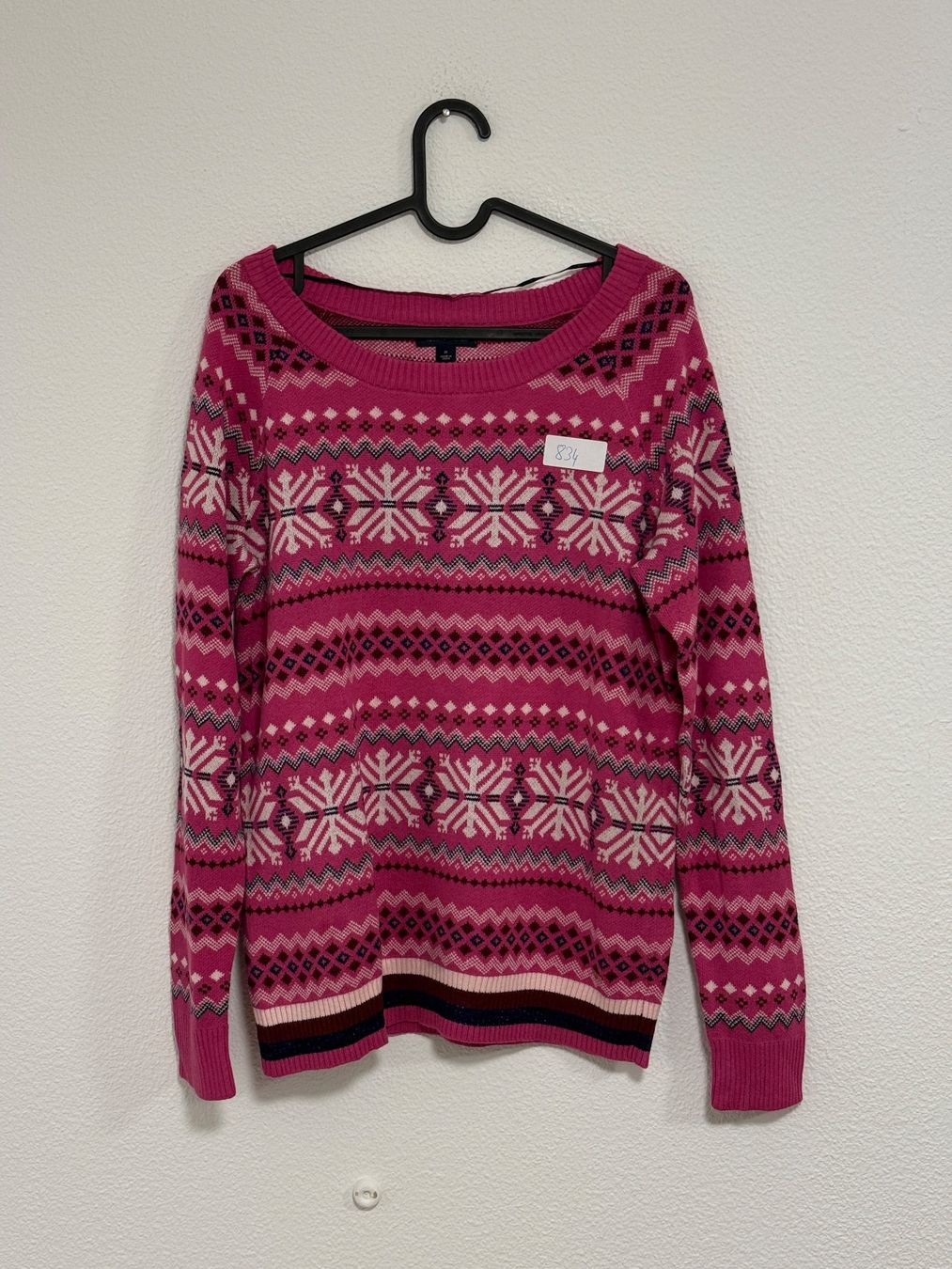 Vintage Pull Motifs Tommy Hilfiger Femme Rose M (834) (D'occasion) à ...