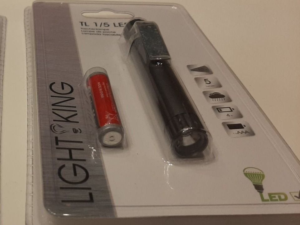Neue LED Taschenlampe Light King TL 1/5 (Neu und originalverpackt) in ...